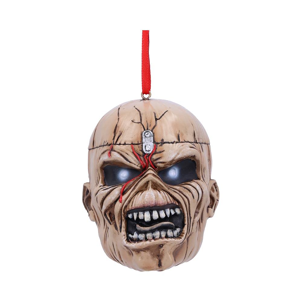 Nemesis Now Iron Maiden Trooper Eddie Hanging Ornament 7.5cm, Resin, Beige, Officially Licensed Iron Maiden Merchandise, Iron Maiden Collectible, Cast in The Finest Resin, Expertly Hand-Painted