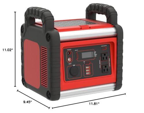 Tyrell Chenergy Jump Starter with air Compressor, 400W Power Inverter Dual AC/DC Ports,2.1A USB Port