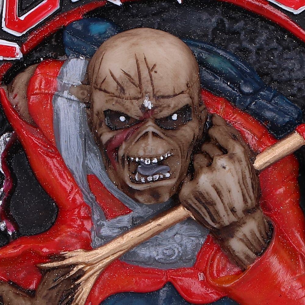 Nemesis Now Iron Maiden Trooper Hanging Ornament 8.5cm, Resin, Red, Officially Licensed Iron Maiden Merchandise, Eddie Iron Maiden Giftware, Cast in The Finest Resin, Expertly Hand-Painted