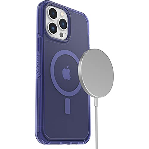 OtterBox iPhone 13 Pro Max & iPhone 12 Pro Max Symmetry Series+ Case - Clear, Ultra-Sleek, Snaps to MagSafe, Raised Edges Protect Camera & Screen