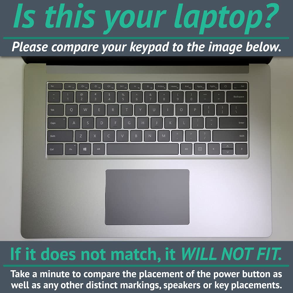 MightySkins Skin Compatible with Microsoft Surface Laptop 4 15” - Black Argyle | Protective, Durable, and Unique Vinyl Decal wrap Cover | Easy to Apply, Remove, and Change Styles | Made in The USA