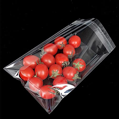Self Sealing Cellophane Bags,5x7 Inch Cookie Bags,Clear Resealable Cellophane Bags Self Adhesive for Packaging Gifts, Products,100 Pcs