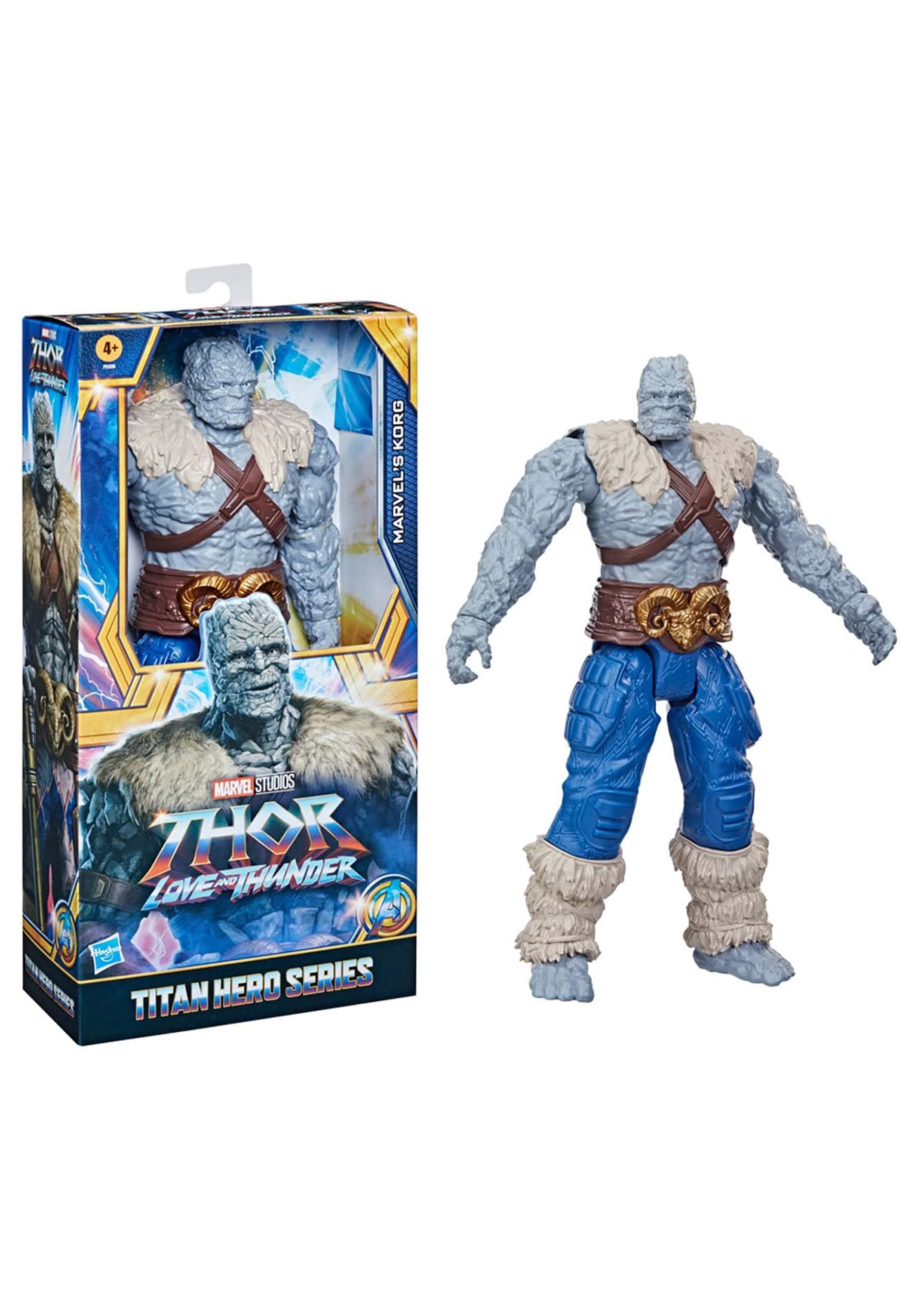 Marvel Avengers Titan Hero Series Korg Toy, 12-Inch-Scale Thor: Love and Thunder Action Figure, Toys for Kids Ages 4 and Up