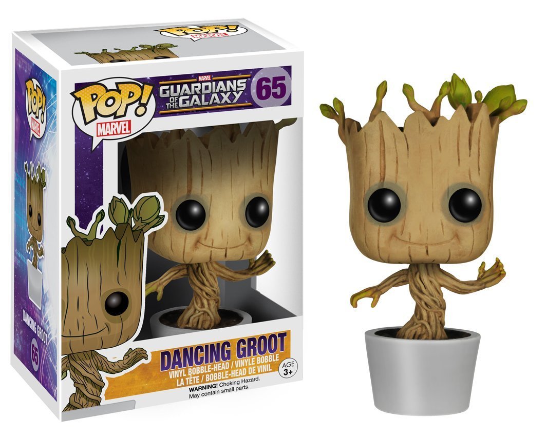 POP Marvel: Guardians of The Galaxy - Dancing Groot Funko Pop! Vinyl Figure (Bundled with Compatible Pop Box Protector Case), Multicolored, 3.75 inches
