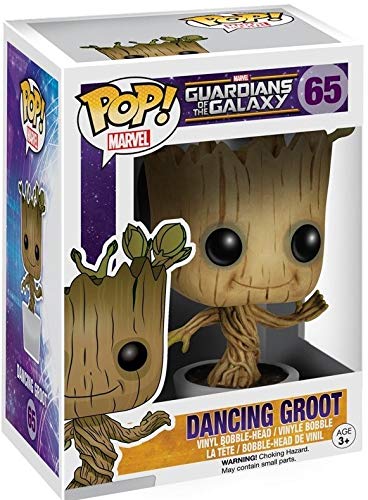 POP Marvel: Guardians of The Galaxy - Dancing Groot Funko Pop! Vinyl Figure (Bundled with Compatible Pop Box Protector Case), Multicolored, 3.75 inches