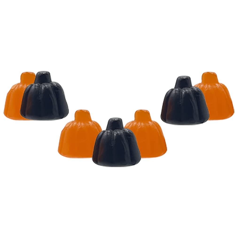 Fruidles Halloween JuJu Jelly Pumpkins, Delicious Gummy Candy, Gluten-Free, Fun and Festive Holiday Snacking, Party Favor (Half-Pound