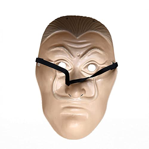 WLPARTY Money robbery mask salvador Dali MaskCosplay halloween mask Realistic Movie Prop Face Mask(2 Pack)