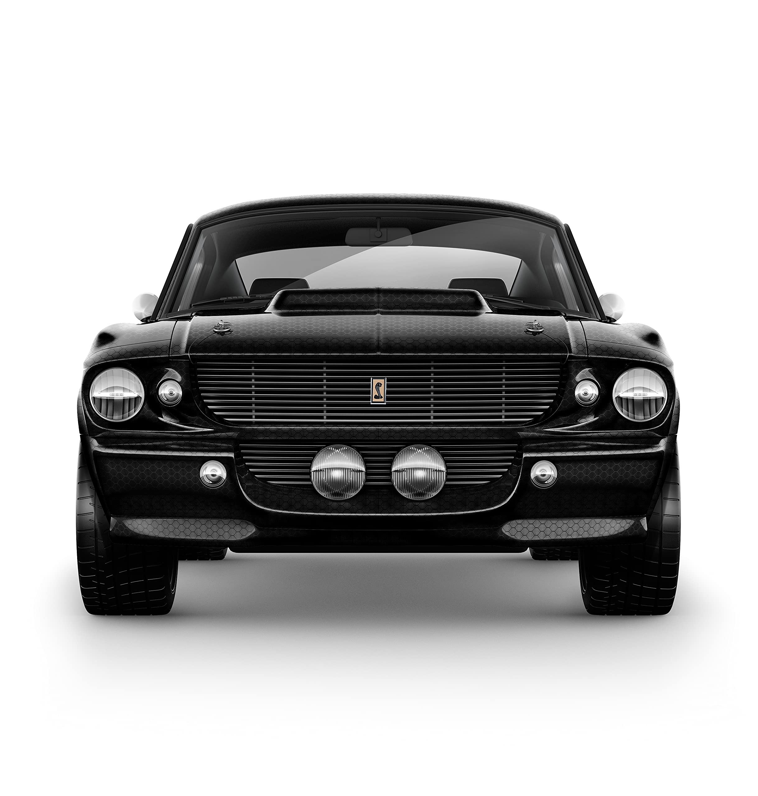 V2 Hex Carbon Black Vinyl Car Wrap (1.5ft x 5ft)