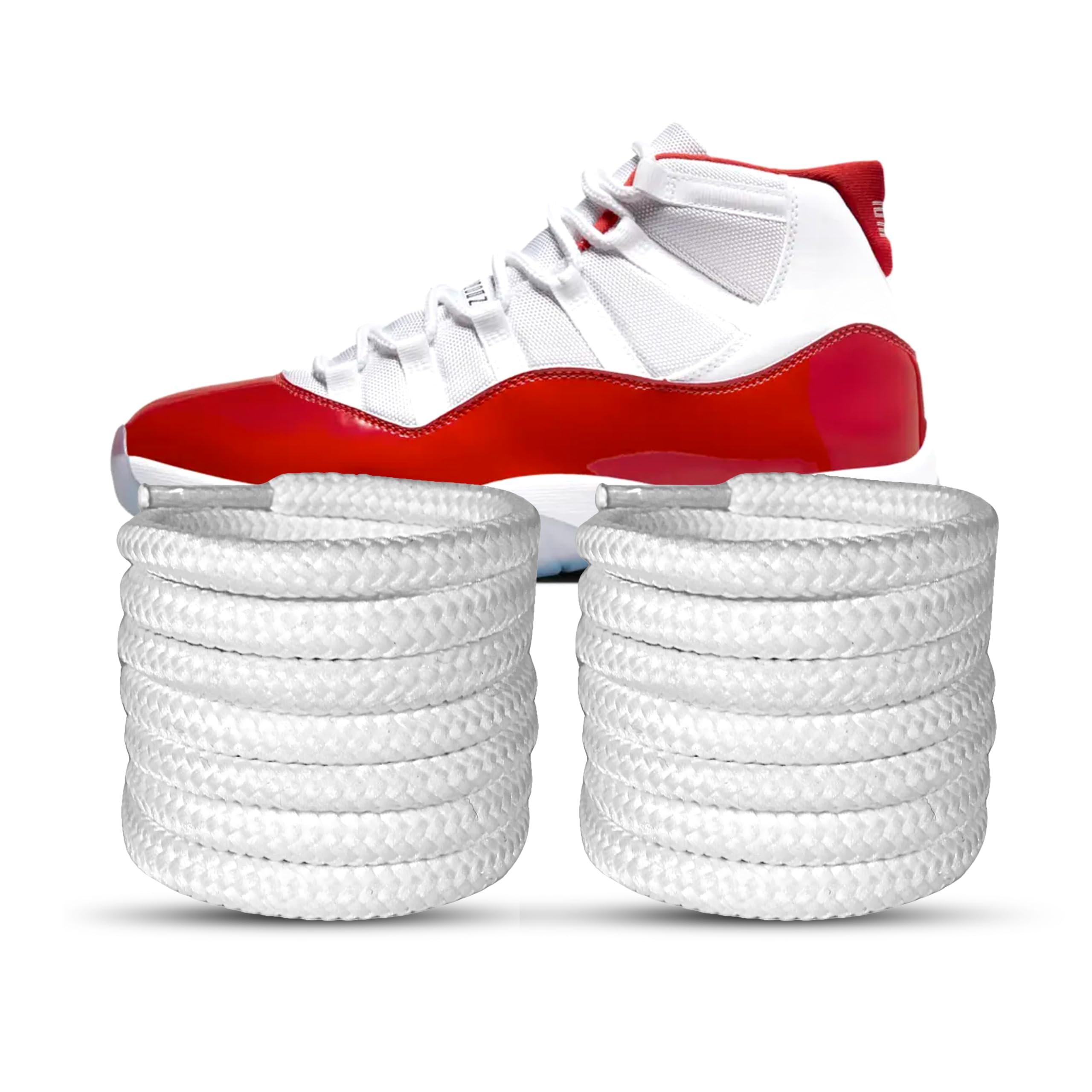 Proof Culture Premium Jordan 11 Laces - Oval Thick Shoe Laces for Sports and Gym - Round Shoe Laces Replacement