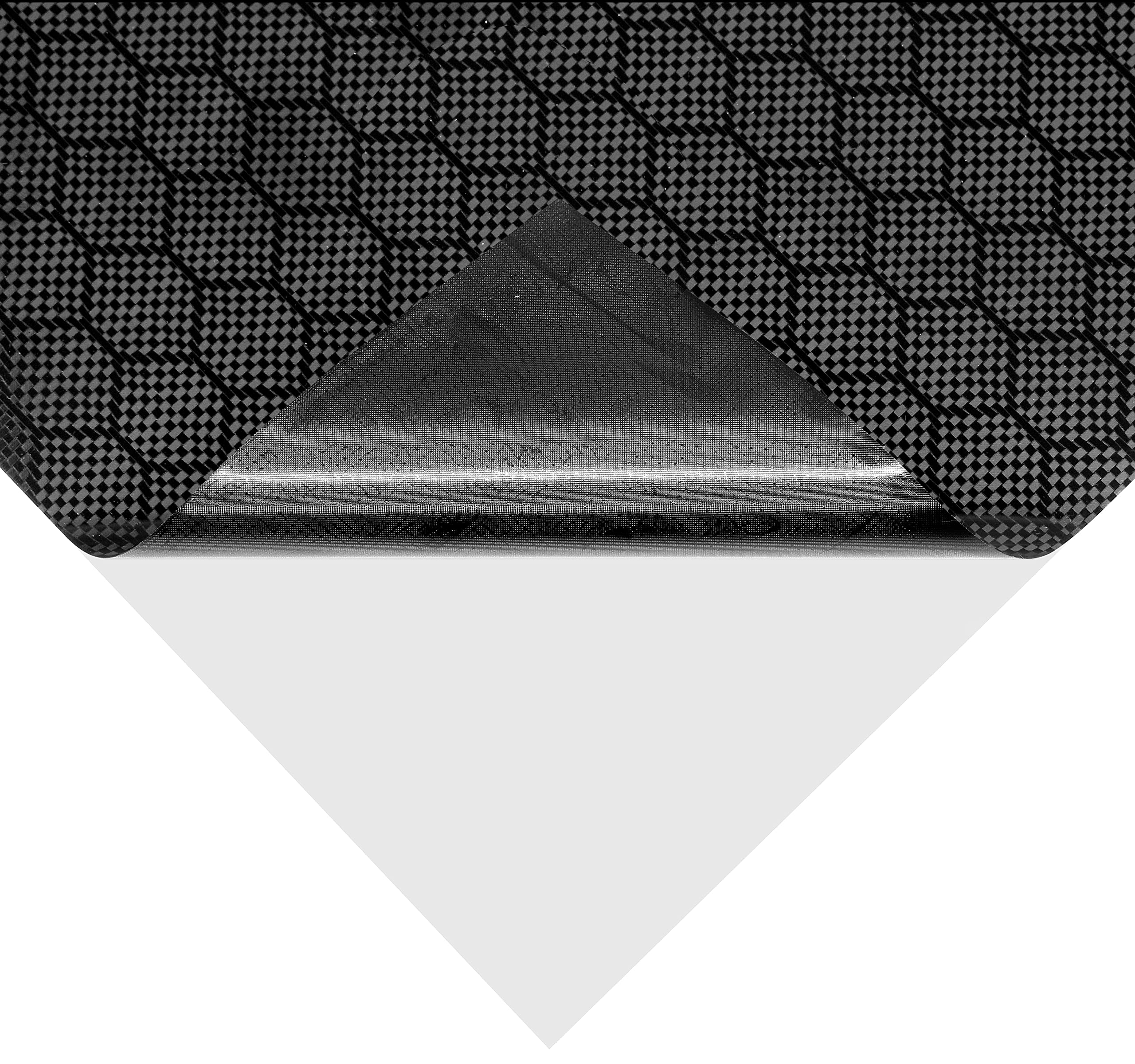 V2 Hex Carbon Black Vinyl Car Wrap (1.5ft x 5ft)