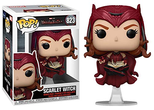 POP Marvel: WandaVision - The Scarlet Witch Funko Pop! Vinyl Figure (Bundled with Compatible Box Protector Case), Multicolored, 3.75 inches