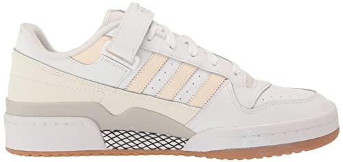 adidas Originals Women's Forum Low Sneaker, FTWR White/Ecru Tint/Gum 3, 11