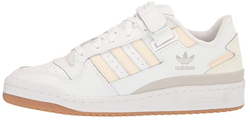 adidas Originals Women's Forum Low Sneaker, FTWR White/Ecru Tint/Gum 3, 11