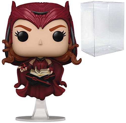 POP Marvel: WandaVision - The Scarlet Witch Funko Pop! Vinyl Figure (Bundled with Compatible Box Protector Case), Multicolored, 3.75 inches