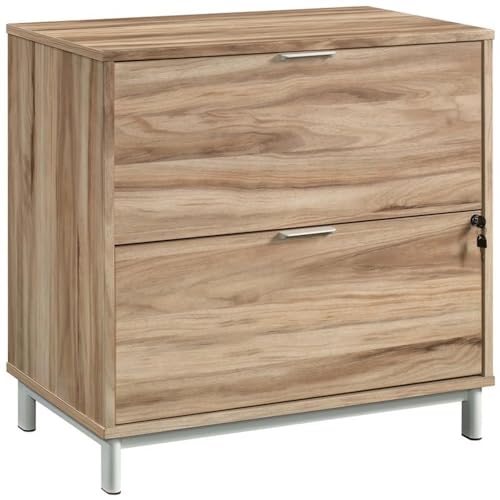 Sauder Portage Park 2-Drawer Lateral File Cabinet in Kiln Acacia, Kiln Acacia Finish