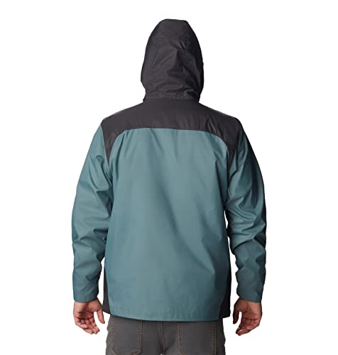 Columbia Men's Glennaker Lake Rain Jacket, Metal/Shark, Large