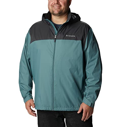 Columbia Men's Glennaker Lake Rain Jacket, Metal/Shark, Large