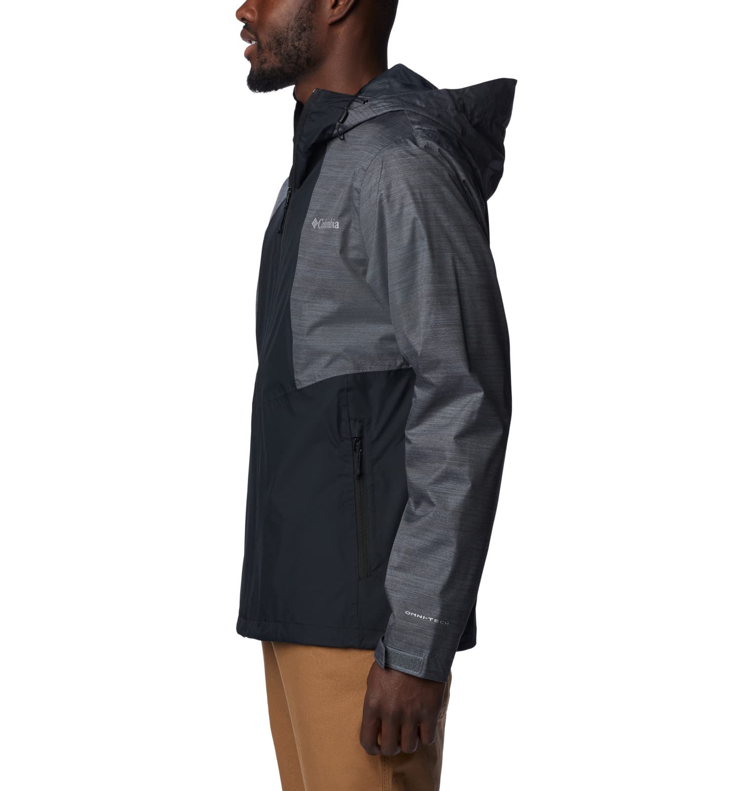 Columbia Men's Inner Limits II Jacket, Black/Graphite Heather, Large