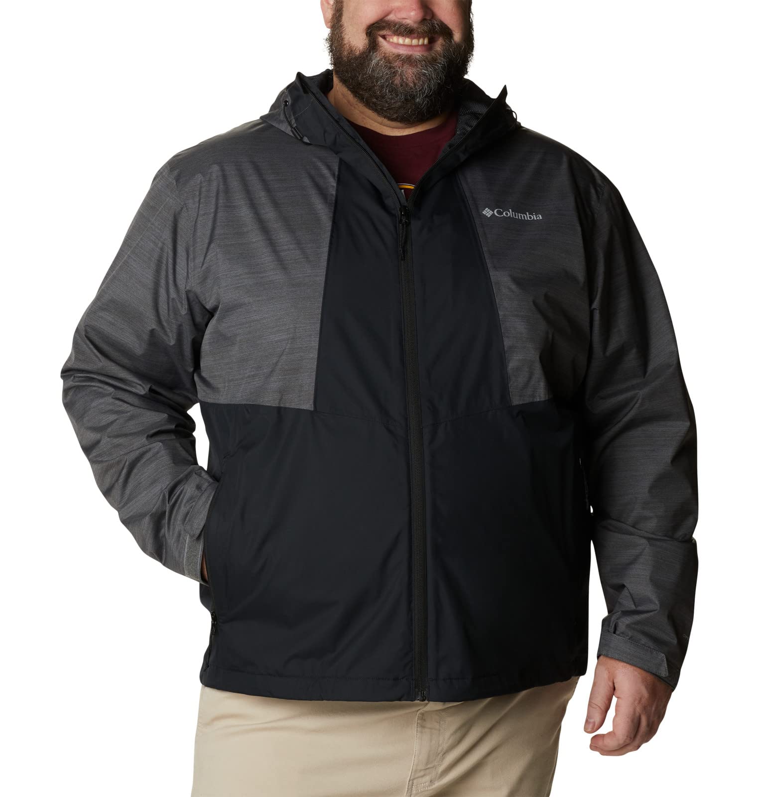 Columbia Men's Inner Limits II Jacket, Black/Graphite Heather, Large