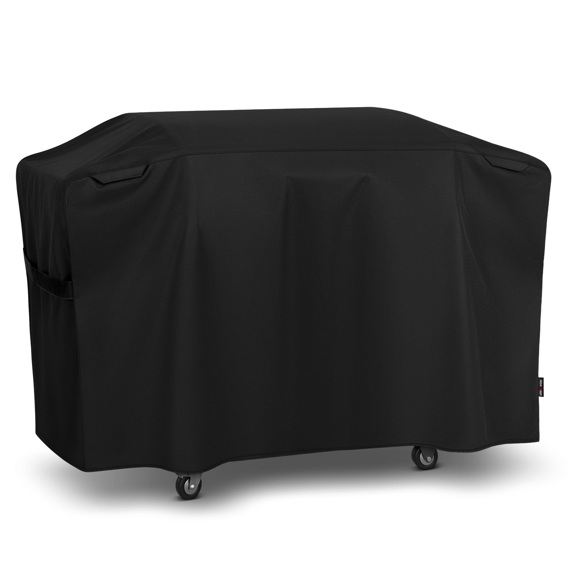 Unicook 28 Inch ProSeries Griddle Cover for Blackstone, Flat Top BBQ Grill Cover for Outdoor Grill, Heavy Duty Waterproof Cooking Station Protector with Sealed Seam, 60 Inch, Black