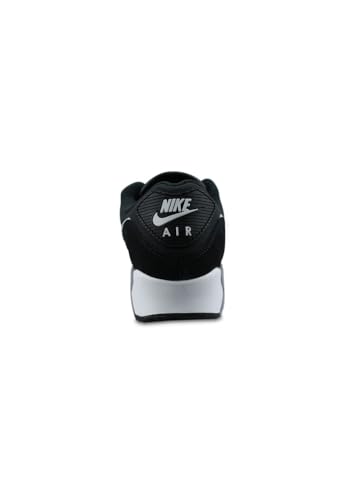 Nike Men's Air Max 90 Running Shoes, Black/Grey, 8