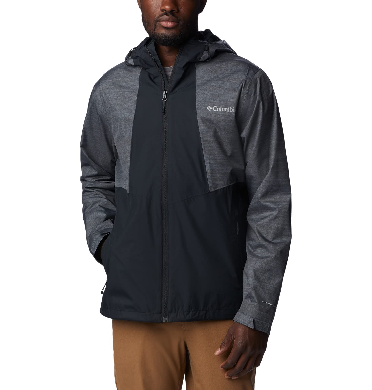 Columbia Men's Inner Limits II Jacket, Black/Graphite Heather, Large