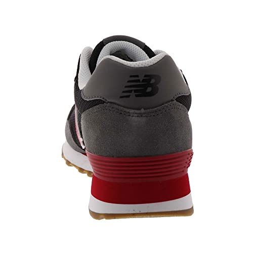 New Balance Men's 515 V3 Sneaker, Black/Team Red, 12 X-Wide