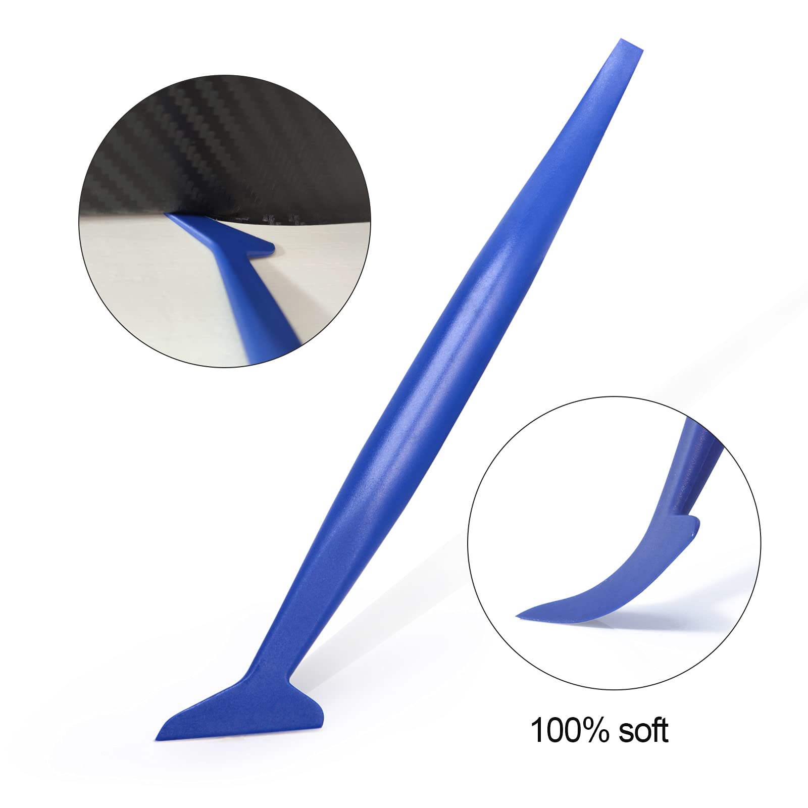 FOSHIO 50M (164FT) Knife Tape Finish Line Vinyl Wrap Tool for Cutting Paper Trim Car Wrapping Design Line Auto Graphic Decals Vinyl Wrap Kit