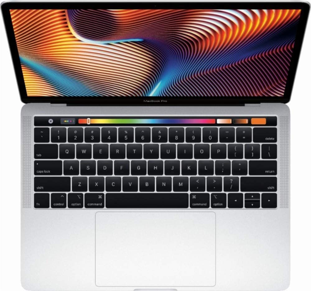 Late 2016 Apple MacBook Pro Touch Bar with 3.3GHz Intel Core i7 (13.3 in, 8GB RAM, 512GB SSD) Silver (Renewed)