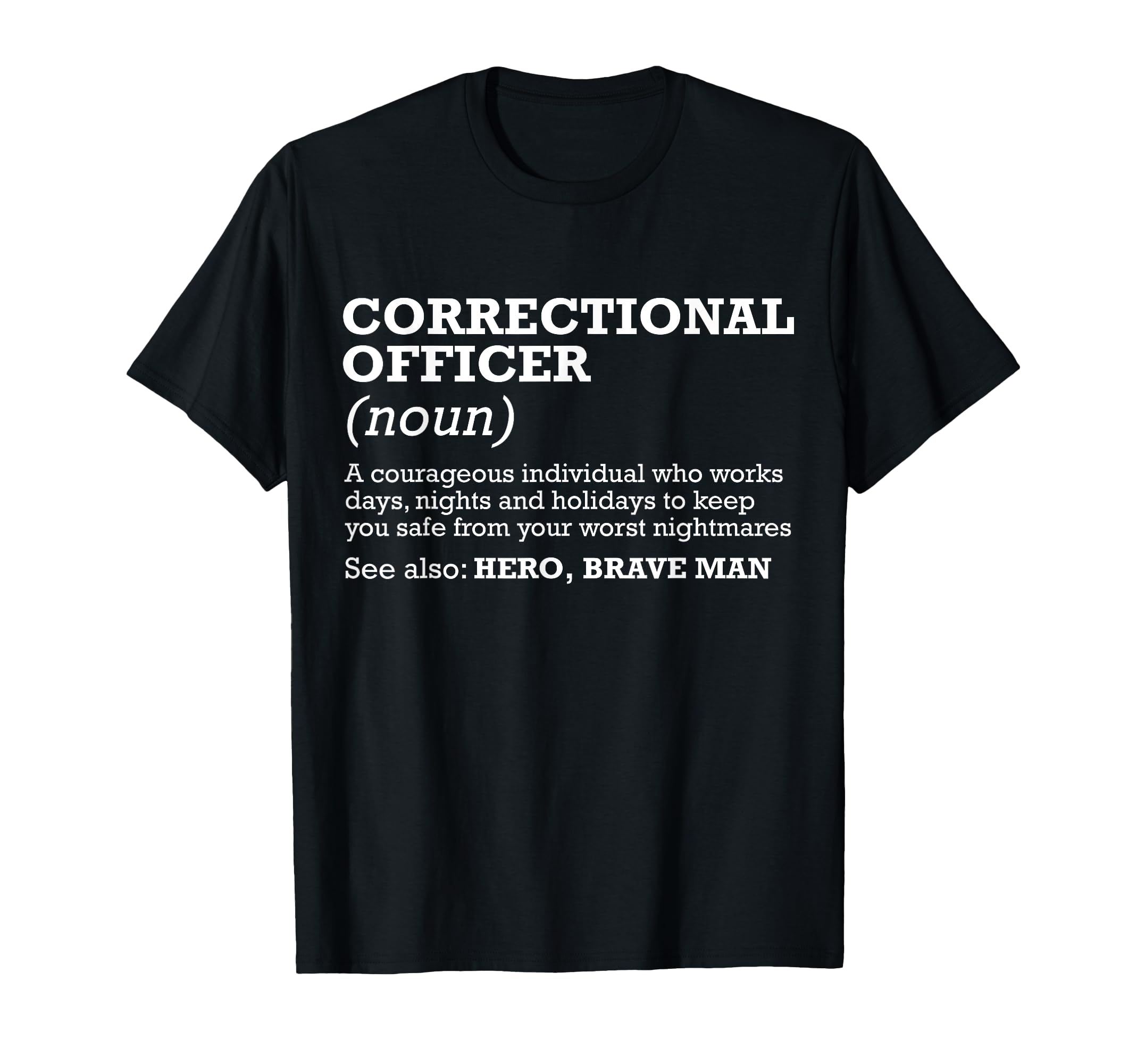 Definition Correctional Officer Correction Officer T-Shirt