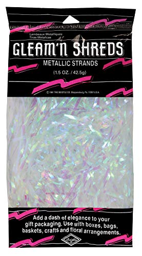 Gleam 'N Shreds Metallic Strands (opalescent) Party Accessory (1 count) (1.5 Ozs/Pkg)