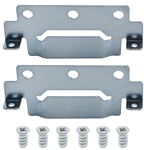 Spare Hardware Parts Replacement for IKEA Bed Frame Part 139301 (Mounting Plate) and 105307 (Screws)