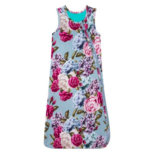 Posh Peanut Baby Sleep Sack - Sleeveless Baby Sleeping Bag & Swaddle - Extra Long 2 Way Zipper - 1 TOG (6-18 Months) Lacey
