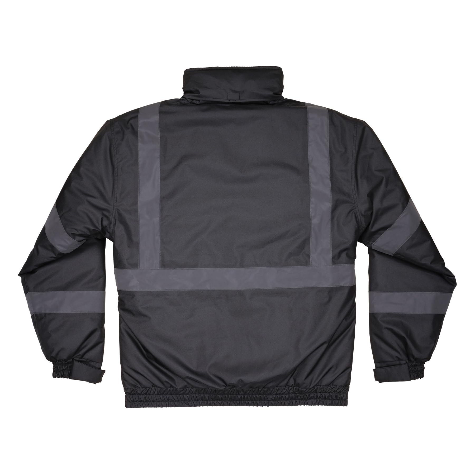 Ergodyne unisex adult Enhanced Visibility for Night Or Low Light Conditions Winter Jacket, Black, Large US