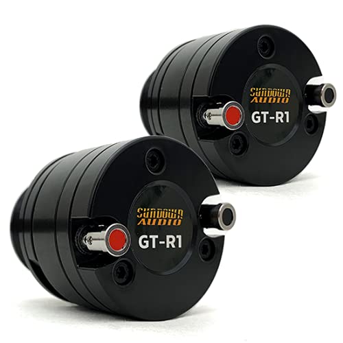 pkg Sundown Audio GT-R1 100W RMS Aluminum Bullet Horn Super Tweeter + Crossovers,pkg.GR-R1+Crosssovers