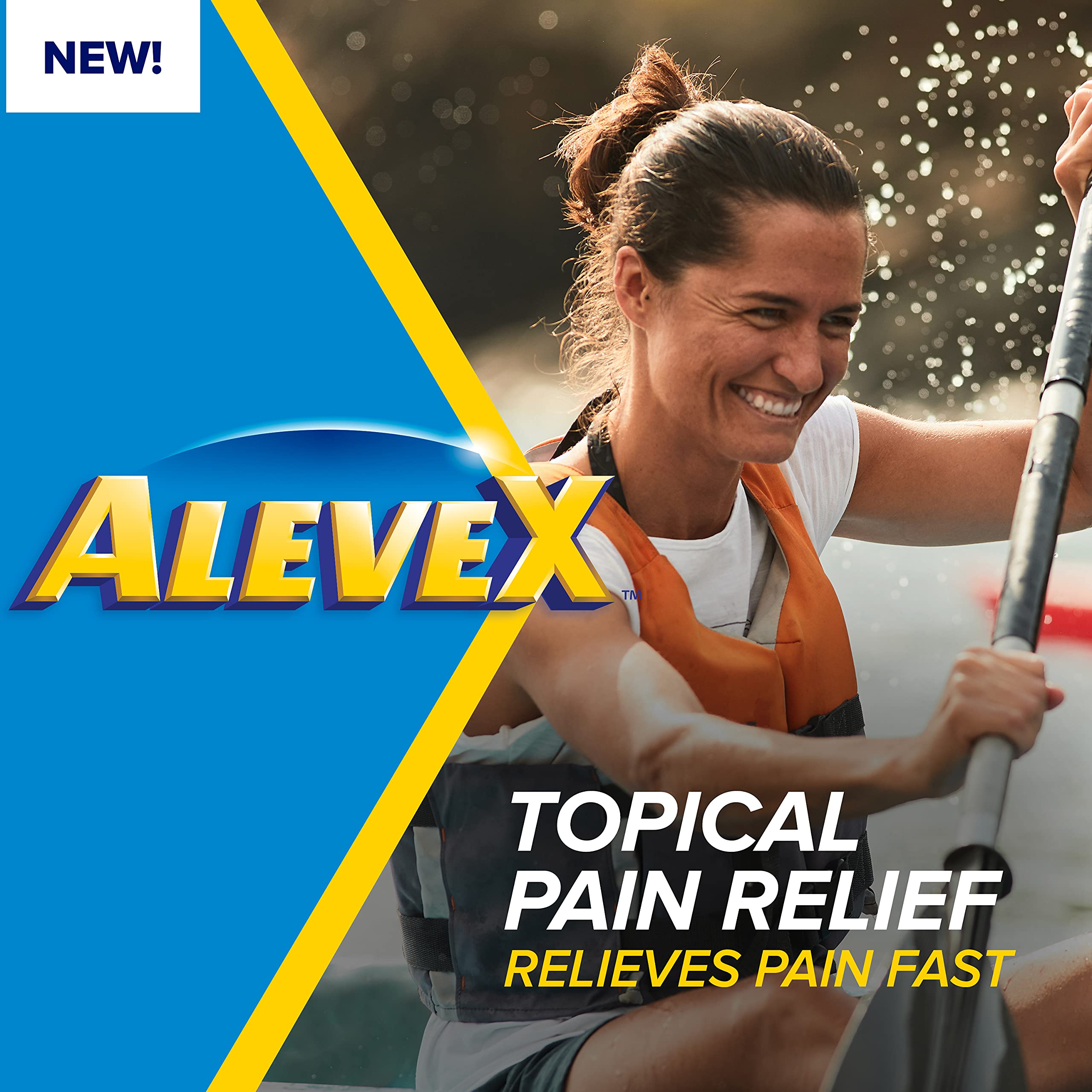 Aleve Pain Relieving Lotion with Rollerball 2.5 oz (Pack of 3)