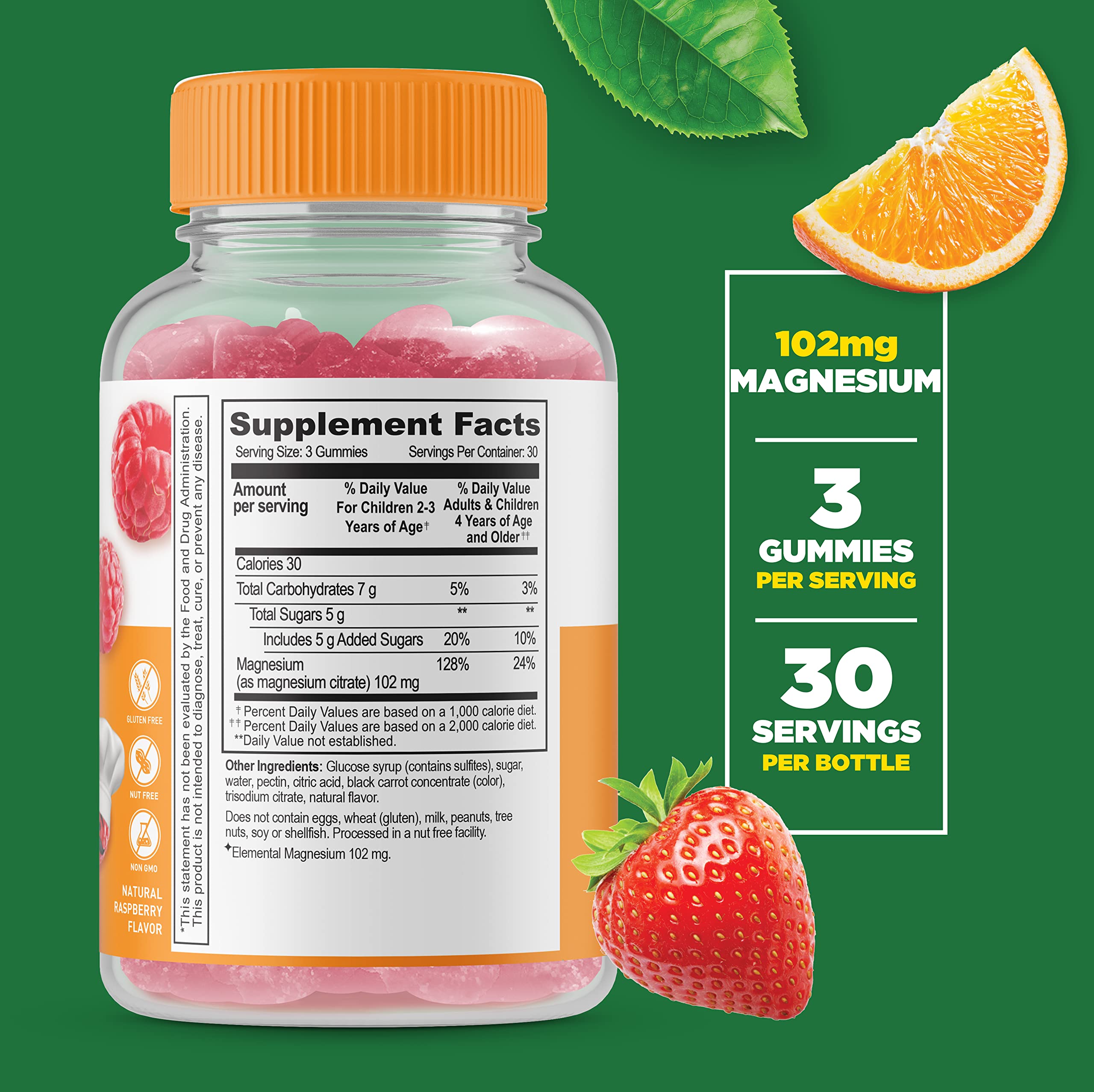 Lifeable Phosphatidylserine (PS) Kids + Magnesium Kids, Gummies Bundle - Great Tasting, Vitamin Supplement, Gluten Free, GMO Free, Chewable Gummy