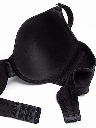 Fruit of the Loom Women's T-Shirt Bra, Black Hue/Sand/White, 36C