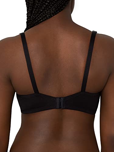 Fruit of the Loom Women's T-Shirt Bra, Black Hue/Sand/White, 36C