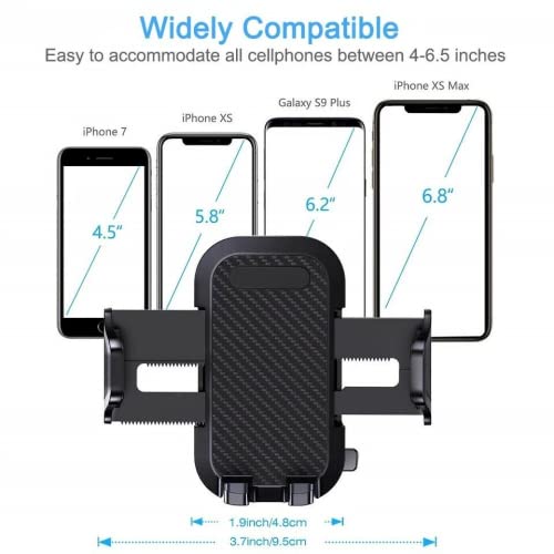 UrbanX Mobile Phone Car Holder Mount Windshield/Air Vent/Dashboard Cell Phone Holder for Car 360 Degree Rotation Universal Suction Mount Stand Compatible with Oppo Reno2