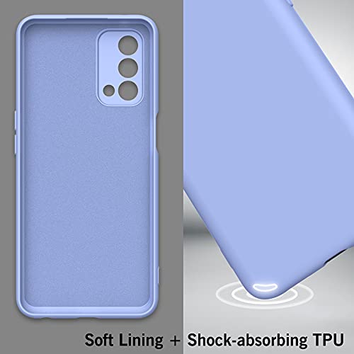 Foluu for OnePlus Nord N200 5G Case, Liquid Silicone Gel Rubber Bumper Case with Soft Microfiber Lining Cushion Slim Hard Shell Shockproof Protective Cover for OnePlus Nord N200 5G 2021 (Purple)