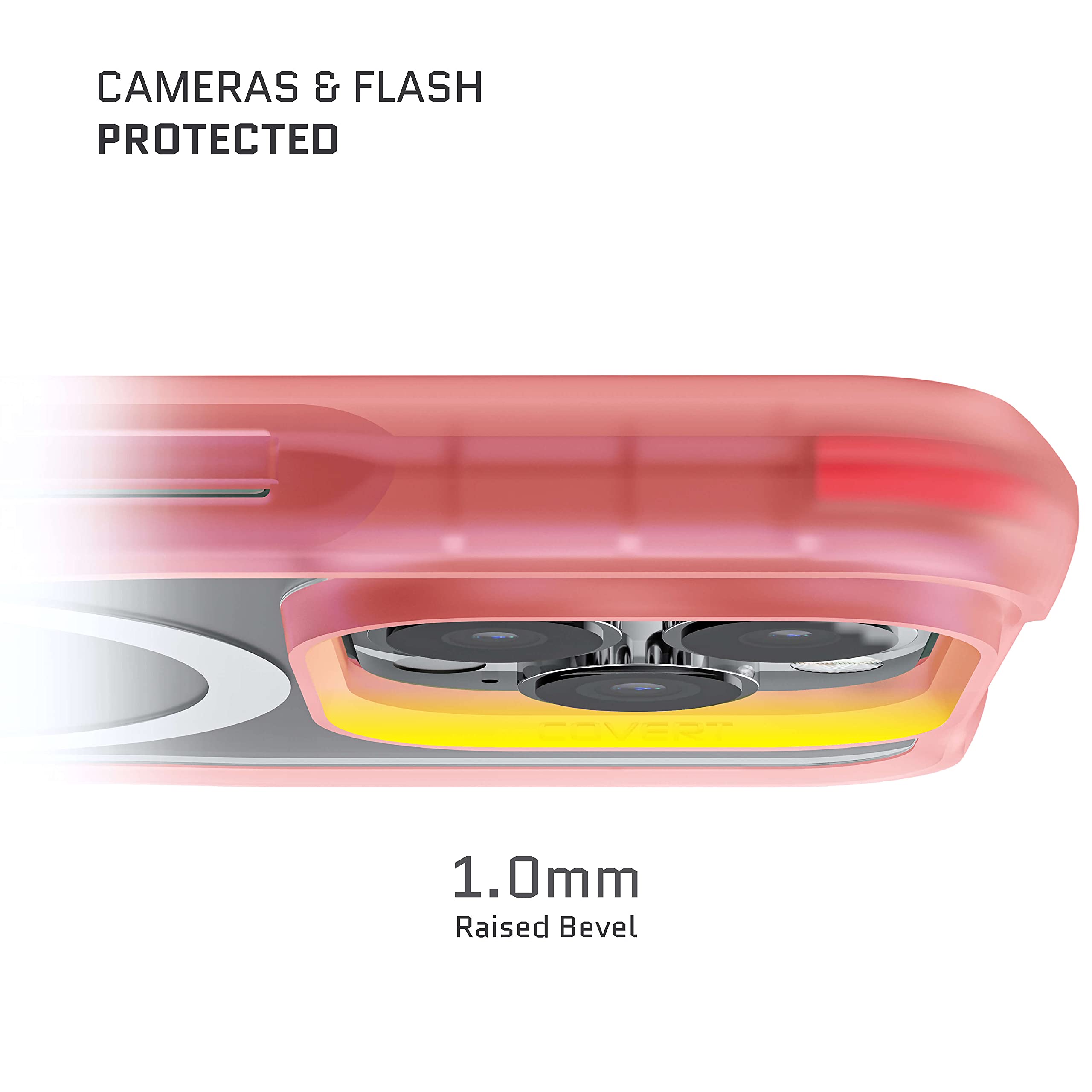 Ghostek Pink MagSafe iPhone 13 Pro Max Case - Anti-Yellow, Slim Fit, Protective Cover for Women (6.7 Inch)