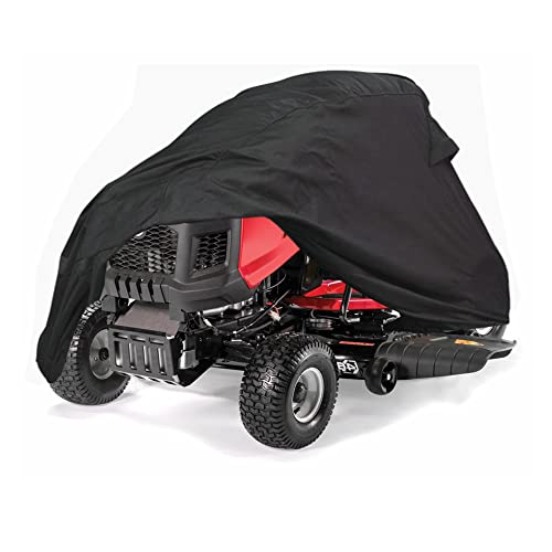 G2CAMP Oversize Larger Tractor Riding Lawn Mower Cover and Zero-Turn 79.92"L x 50"W x 53.93"H with Waterproof - Black