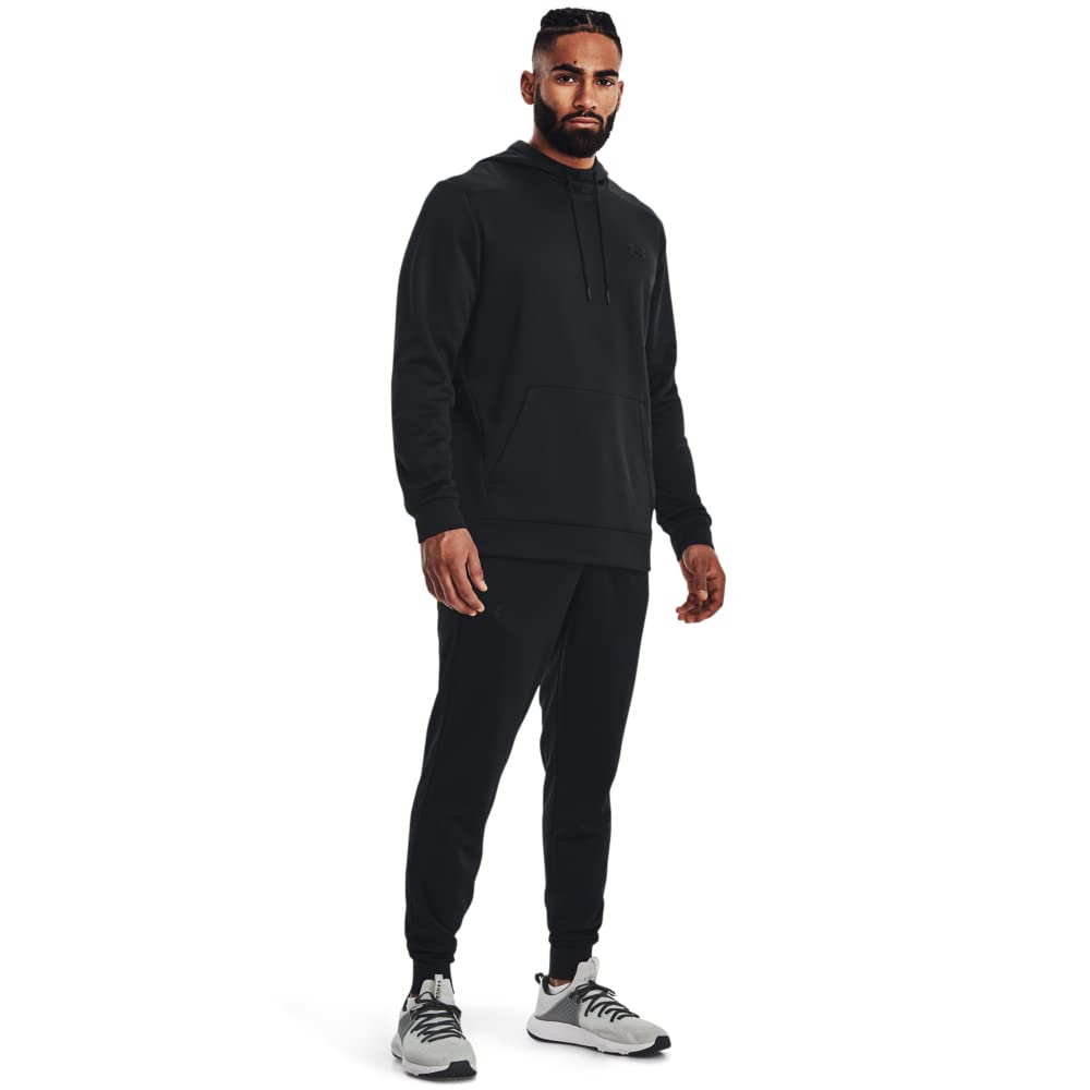 Under Armour Men's ArmourFleece Hoodie, (001) Black / / Black, 3X-Large