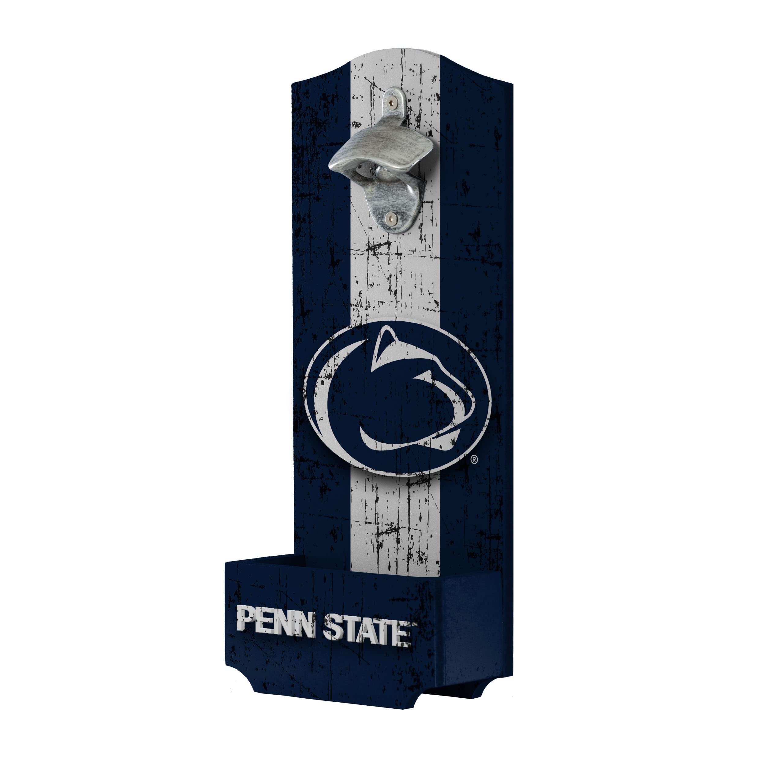FOCO Penn State Nittany Lions NCAA Wooden Bottle Cap Opener Sign