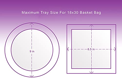 Purple Q Crafts Clear Basket Bags, 10 Pack, Clear Cellophane Wrap for Baskets & Gifts 18"x 30" 1.5 Mil Thick Easter Basket Bags(10)