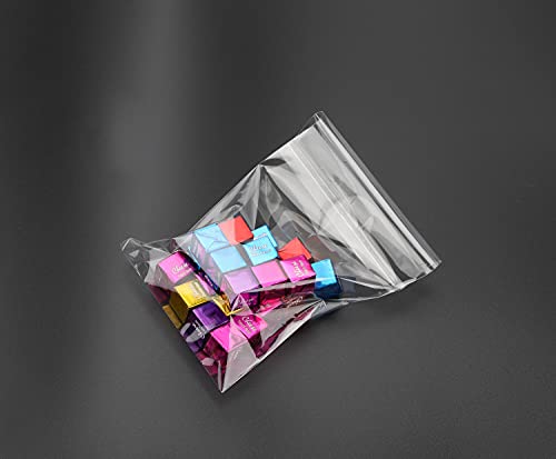 SOMIOCO 100 pcs Clear 4" x 6"(10 x 15cm) Self Seal Cello Cellophane Bags Resealable Poly Bags 2.8 mils for Cookie, Candy, Gift Bakery, Prints, Photos, Cards & Envelopes, Party Decorative