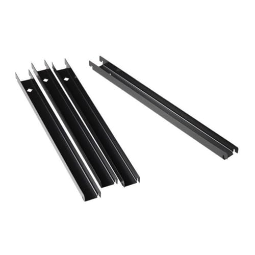 Hirsh 30" W Metal 2 Drawer Lateral File Cabinet Set Black with Front/Back Rails, Fully Assembled