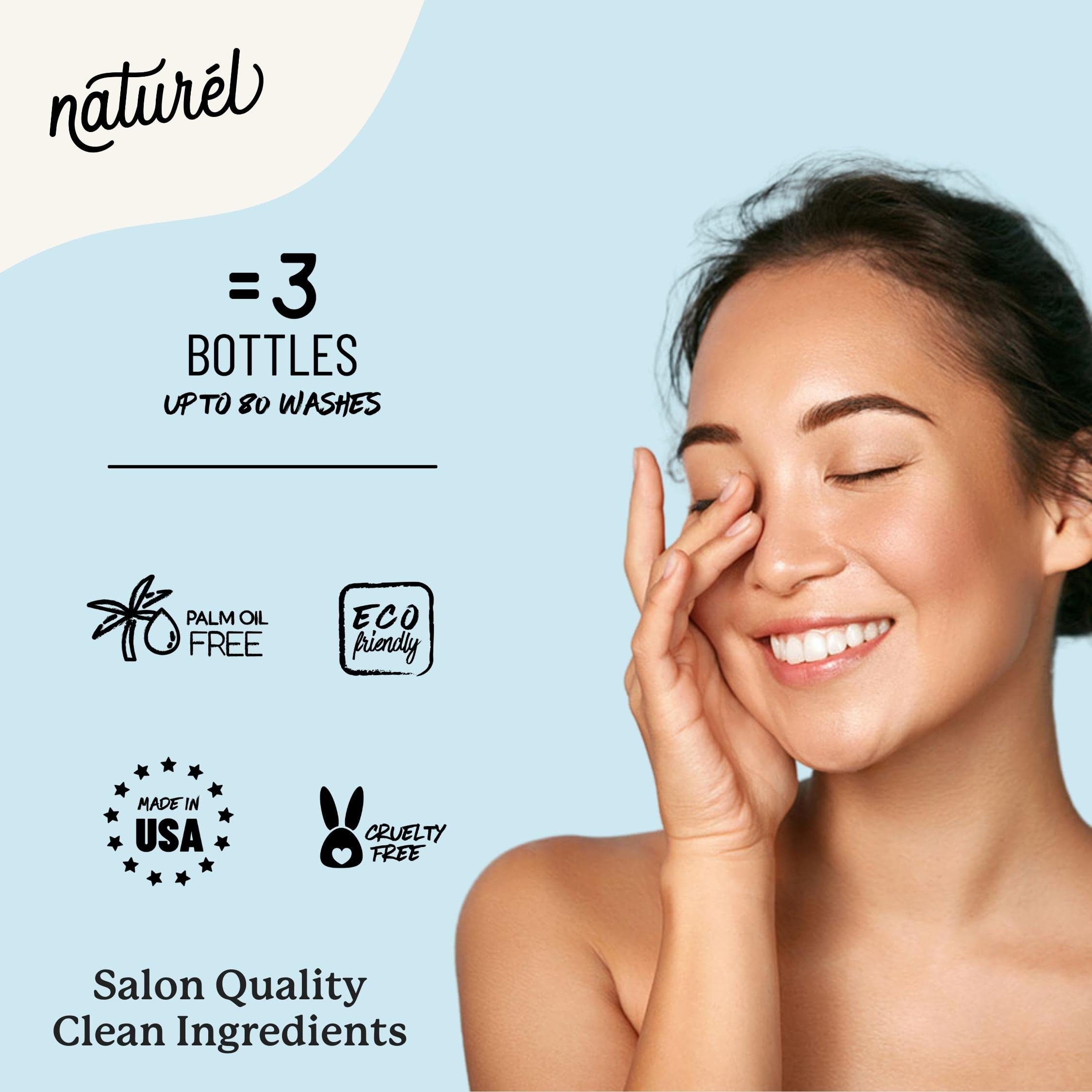 NATURL Soothe Shampoo and Conditioner Bar Set with Peppermint, Lime, and Tea Tree Oil for Dry Scalp, Dandruff Relief, Vegan, Cruelty Free, Zero Waste, Made in USA