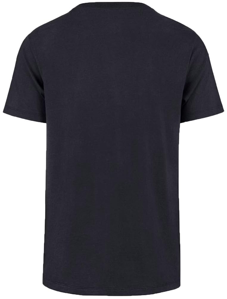 MLB Men's Imprint Match Team Color Primary Logo Word Mark T-Shirt (Atlanta Braves Navy, Small)
